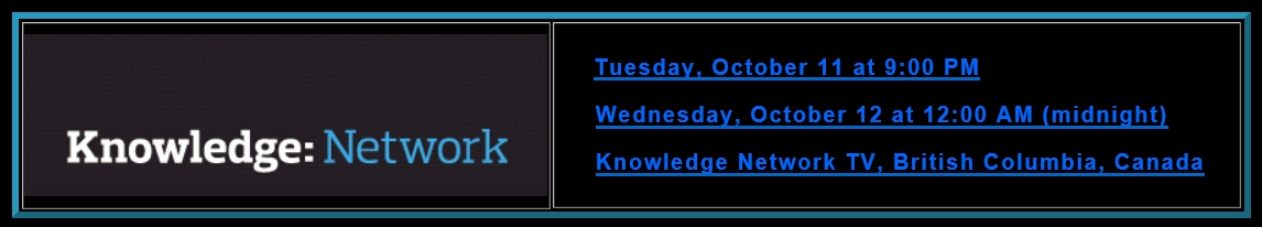 Knowledge Network TV, 10/11&12/11 | Lesson Plan